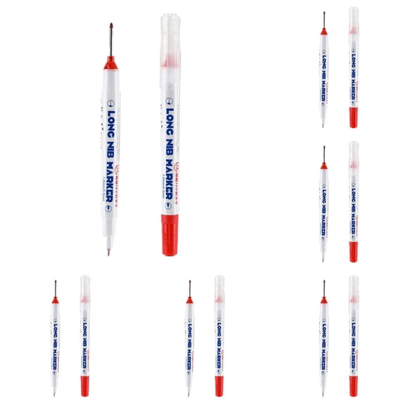 6/12Pcs 6 Inch Long Head Deep Hole Markers Deep Reach Waterproof ...