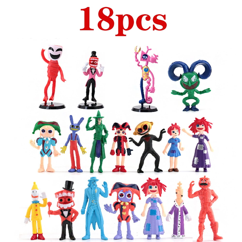 6-12Pcs Cartoon Characters Figura Model PVC The Amazing Digital Circus ...