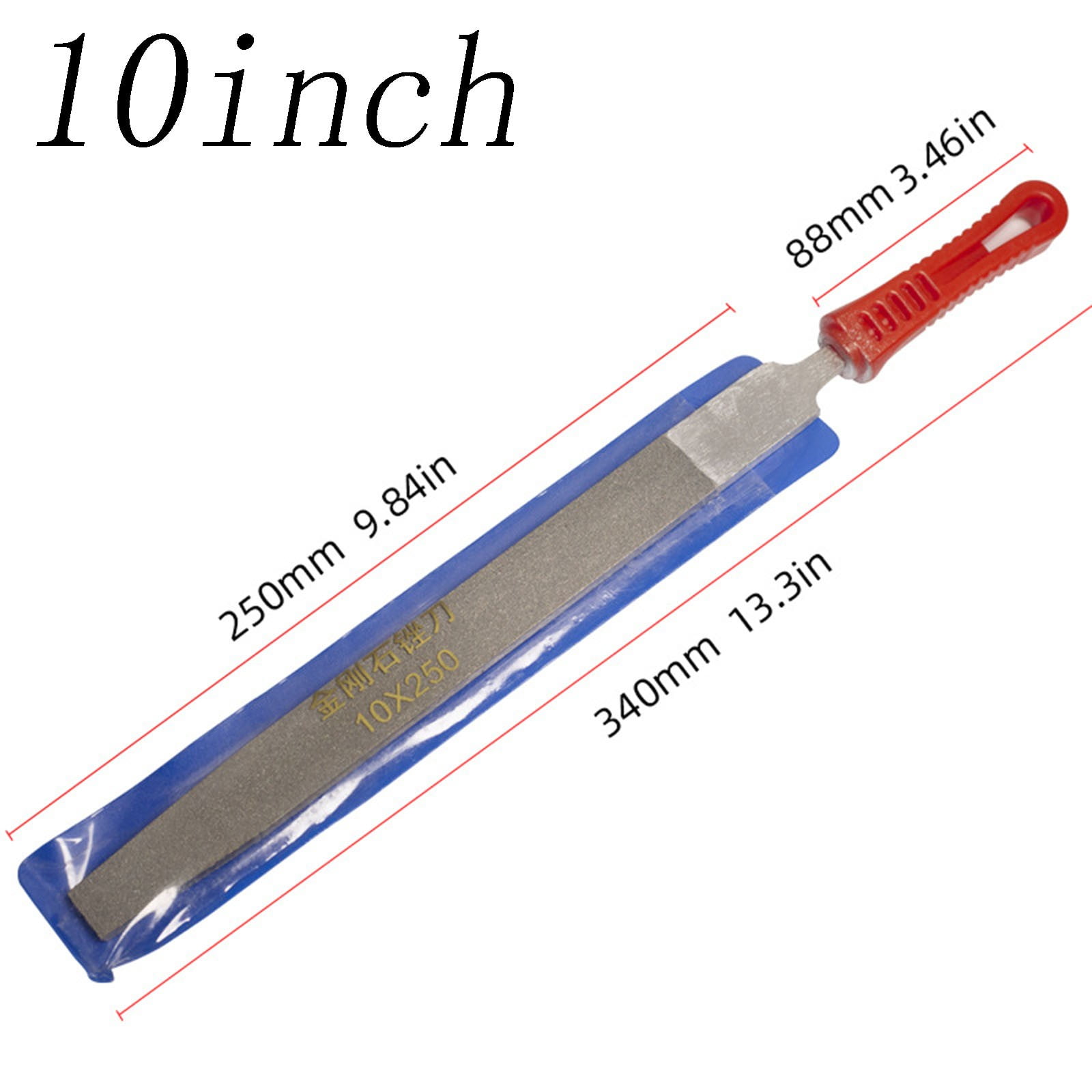 6-12inch Diamond Needle Flat File 150 Grit Grinding Hand Files Working ...