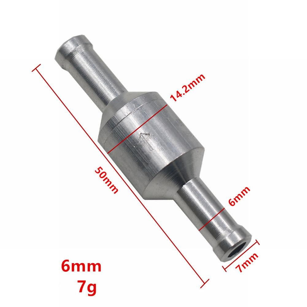 6-12mm Inline -way Non-return Check Valve Auminium Fuel Water Gas Air ...