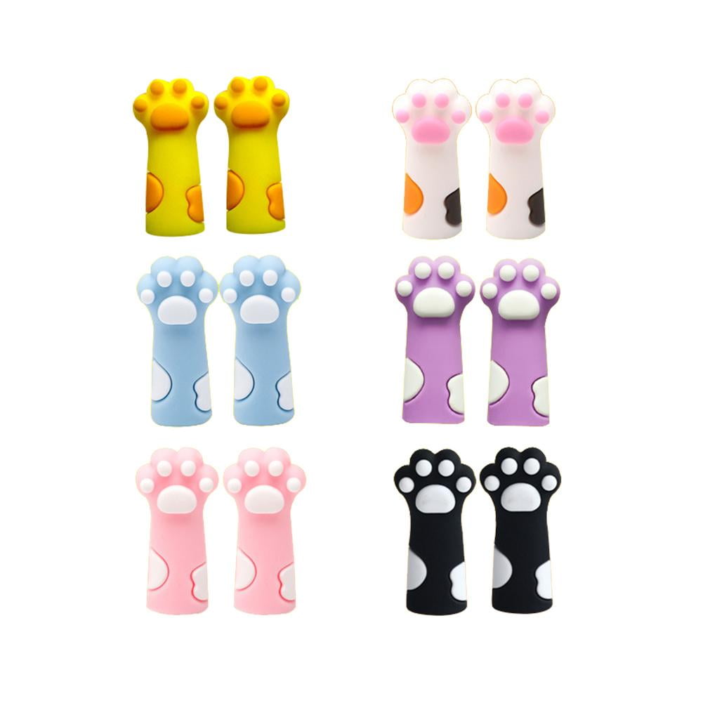 6/12x Cat Claw knitting stopper Multicolor knitting protec point ...