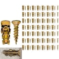 6×14mm Short Expansion Screw Set for Cabinet Hinge Repair for Stripped ...