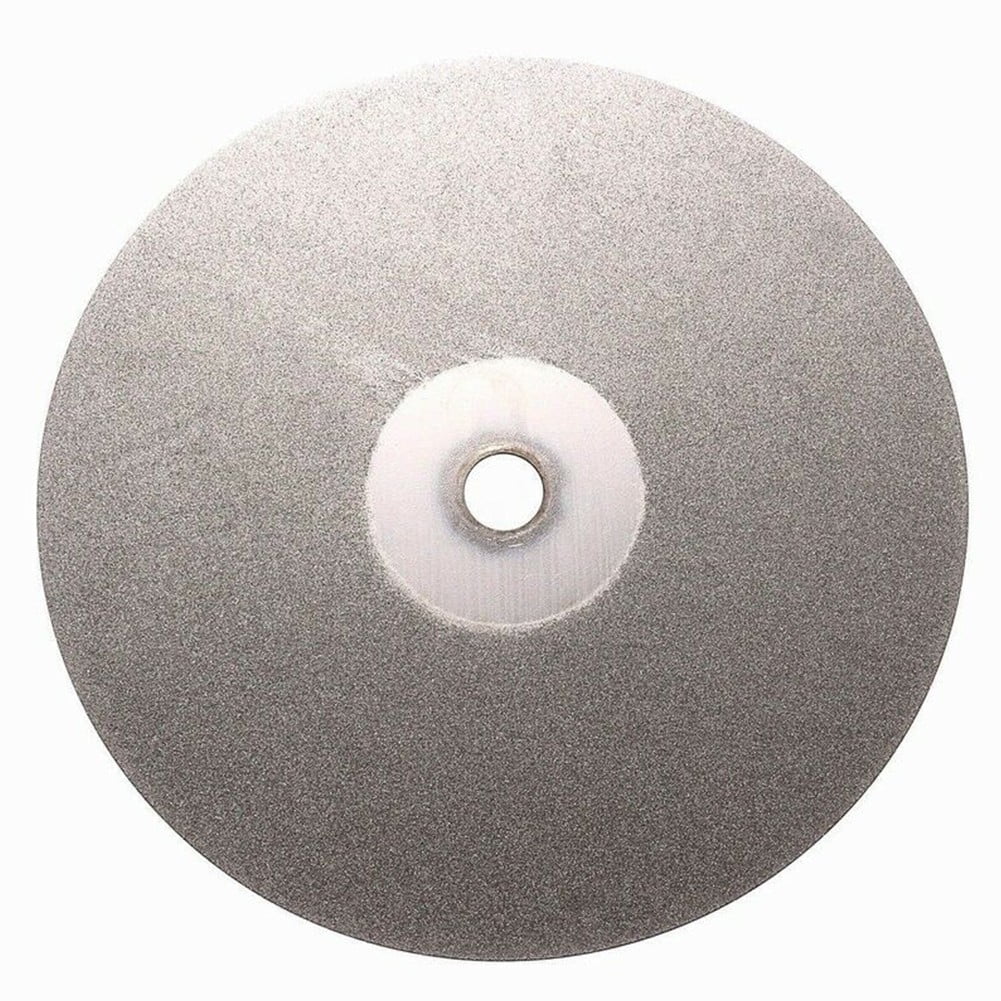 6\" 150Mm Coated Flat Lap Wheel Jewelry Polish Grinding Disc 80 ...