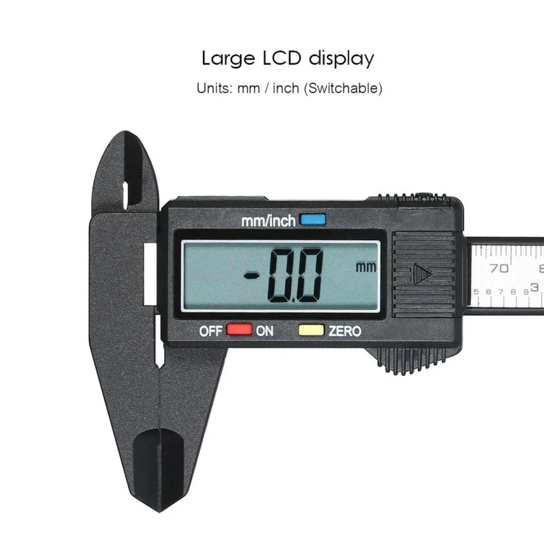 6” 150mm Electronic Digital Vernier Caliper Micrometer - Walmart.com