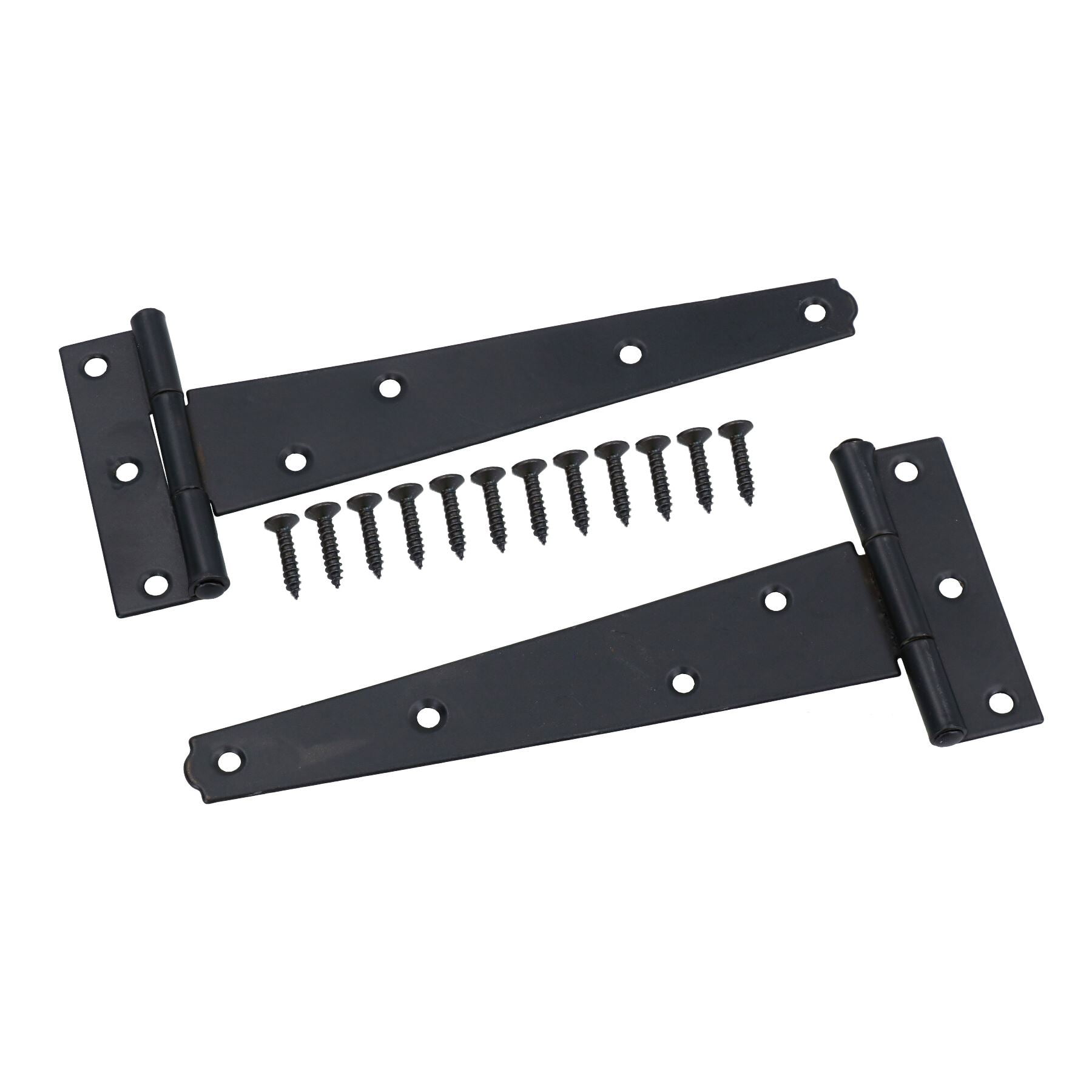 6” (150mm) Heavy Duty T Tee Hinges for Doors + Gates with Fixing Screws ...