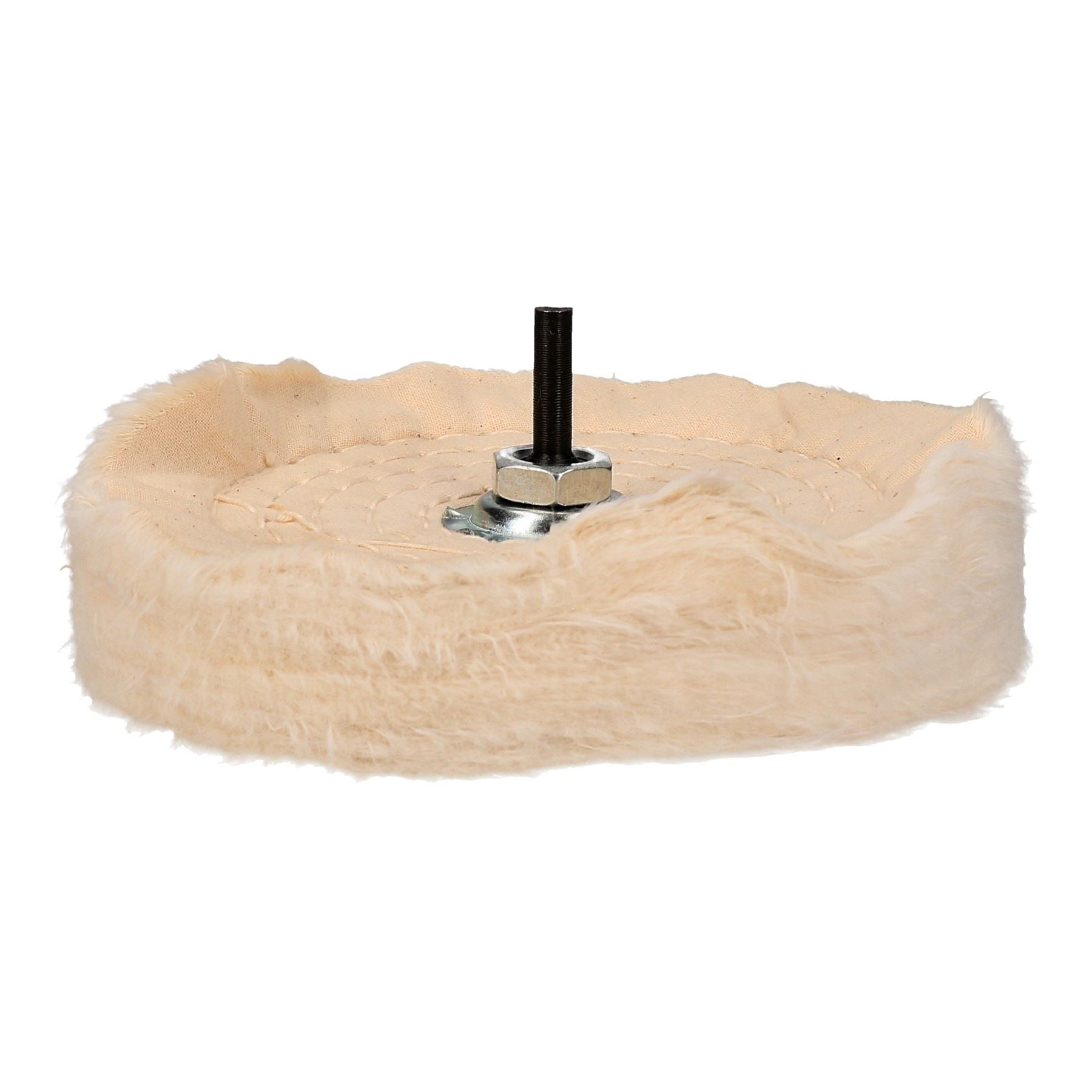 6" 150mm Soft Polishing Buffing Mop Cleaning Wheel with 6mm Spindle ...