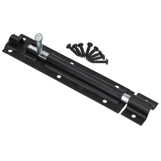 6" / 150mm Tower Bolt Latch Sliding Lock Gate Shed Door Padbolt ...