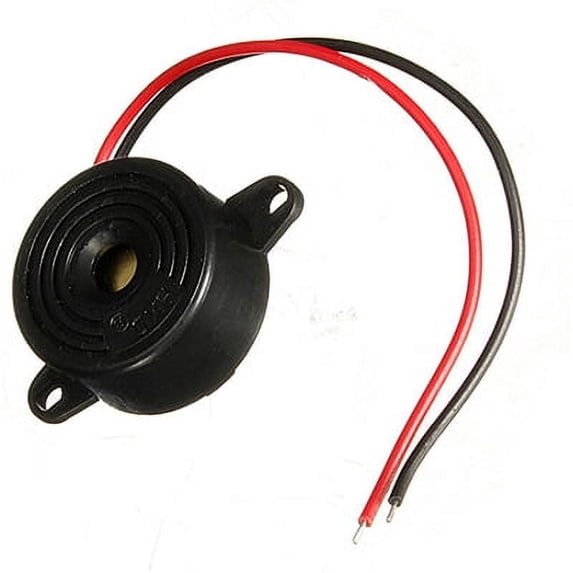 6-15V Piezo Electronic Tone Buzzer Alarm Continuous Sound Mounting Hole ...