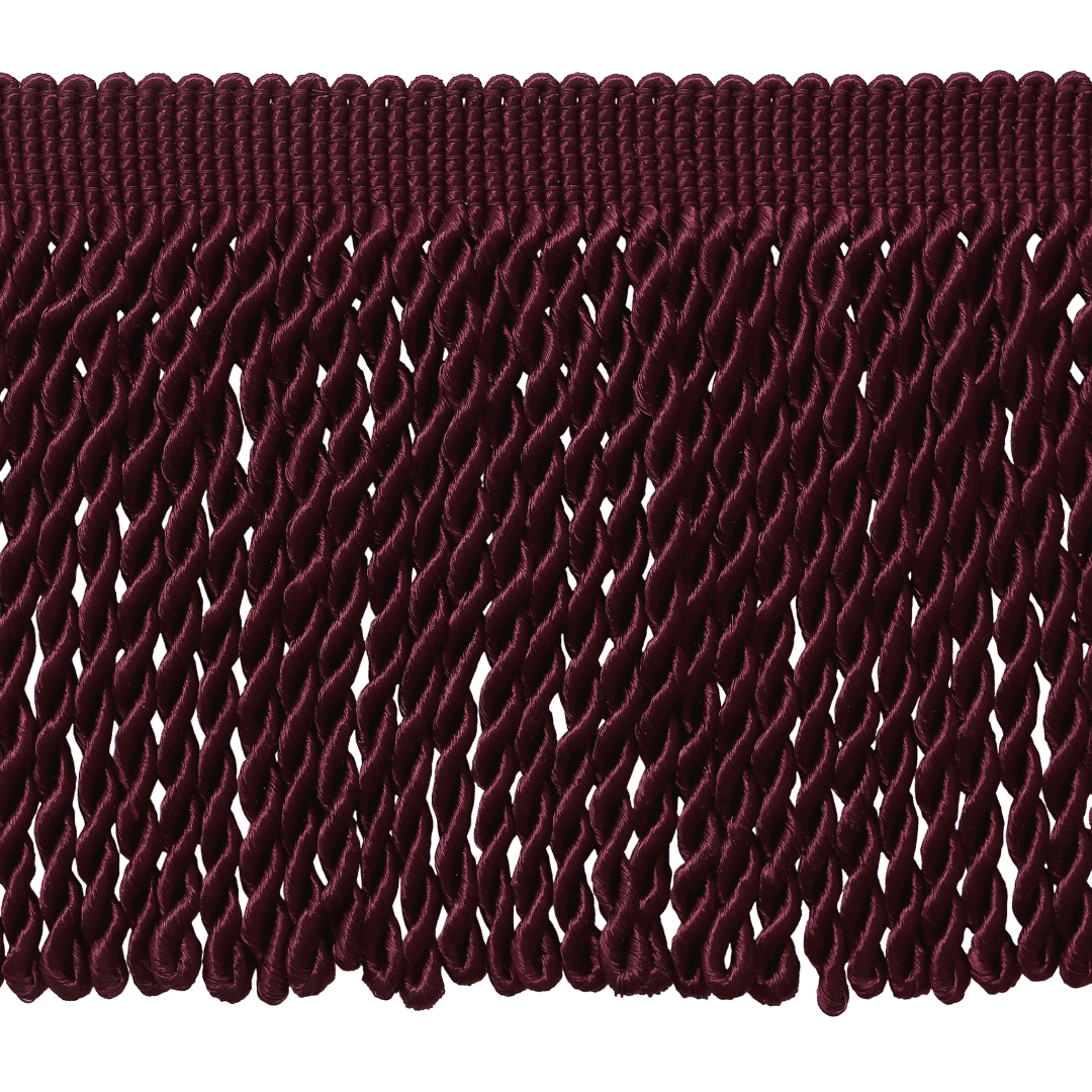 6" (15cm) Basic Solid Collection Traditional Satiny Bullion Fringe Trim ...