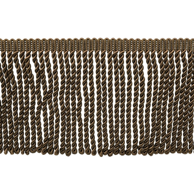 6" (15cm) Basic Solid Collection Traditional Satiny Bullion Fringe Trim ...