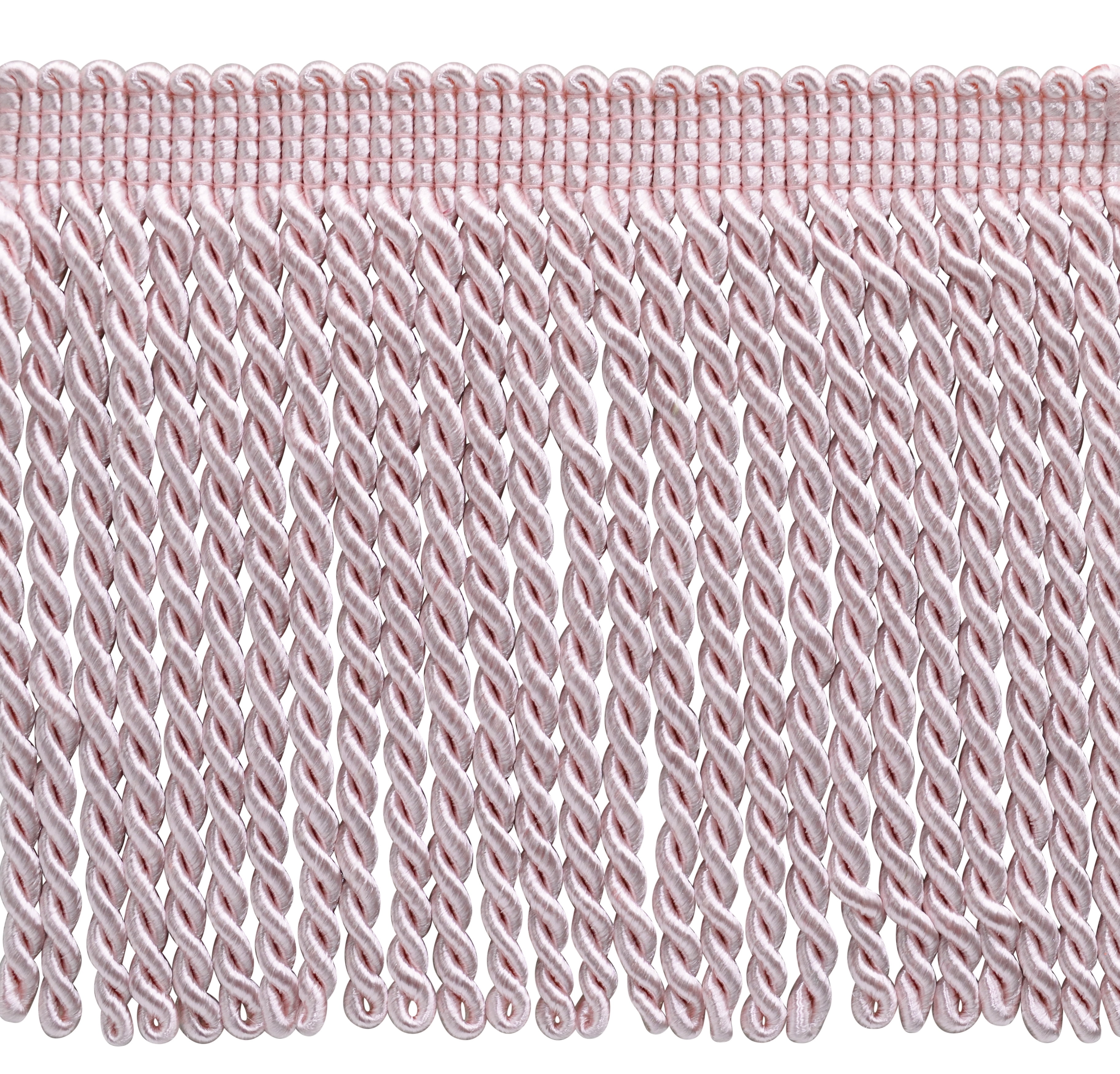 6" (15cm) Basic Solid Collection Traditional Satiny Bullion Fringe Trim ...