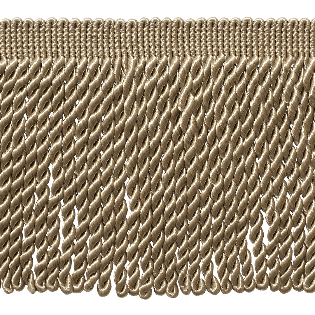 6" (15cm) Basic Solid Collection Traditional Satiny Bullion Fringe Trim ...