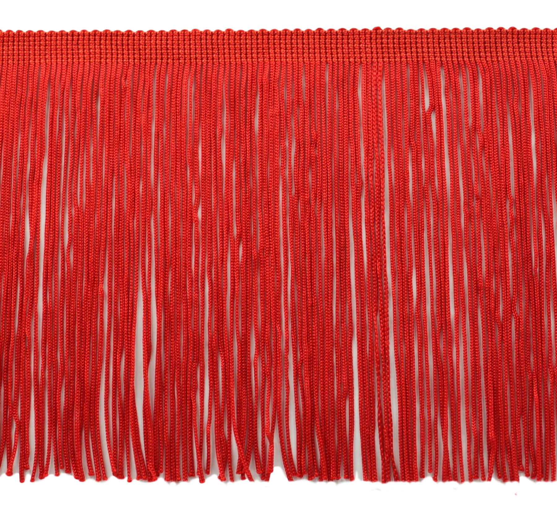 6" (15cm) Chainette Fringe Trim # CF06,, Cherry Red #E6 (Bright Red) 5 ...