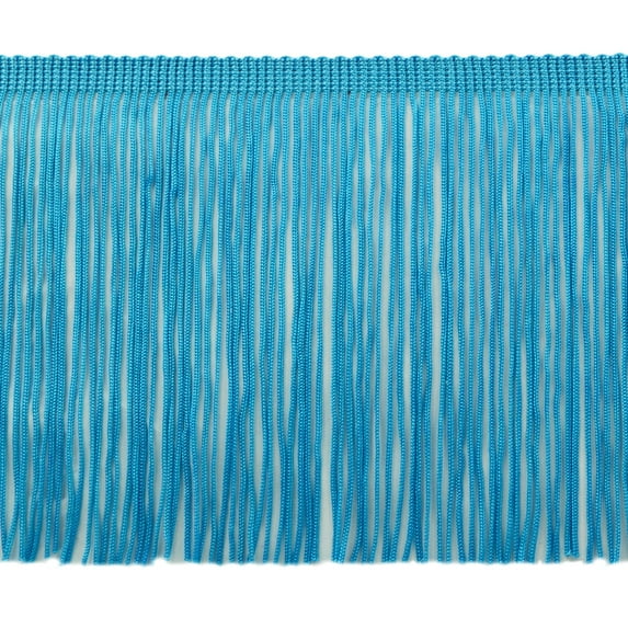 6" (15cm) Chainette Fringe Trim # CF06, Turquoise Blue #04 (Dark Sky ...