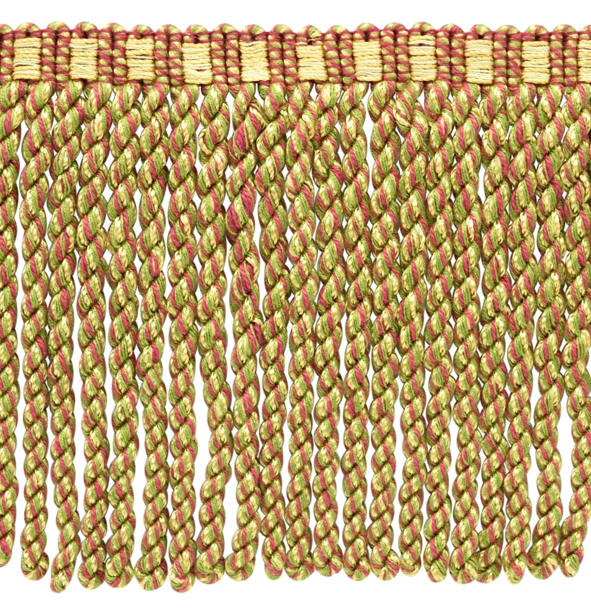6" (15cm) Fancy Knitted Header Bullion Fringe Trim Fringe Trim # BFMLT6 ...
