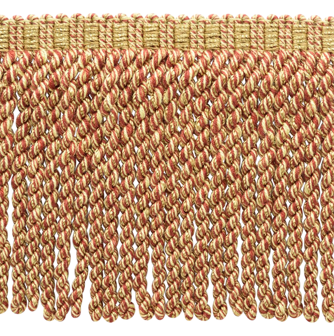 6" (15cm) Fancy Knitted Header Bullion Fringe Trim Fringe Trim # BFMLT6 ...