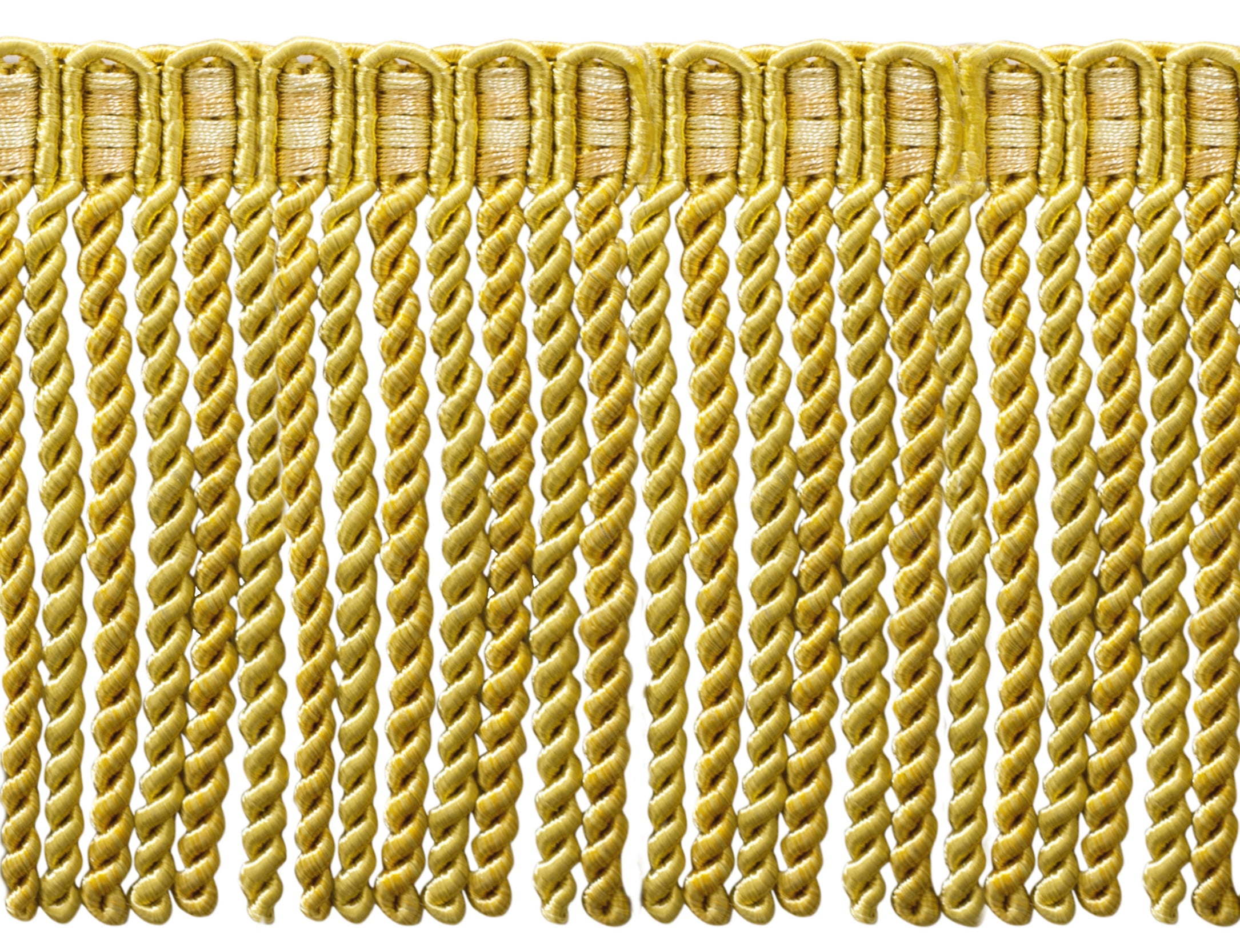 6" (15cm) Noblesse Collection Bullion Fringe Trim with Fancy Knitted ...