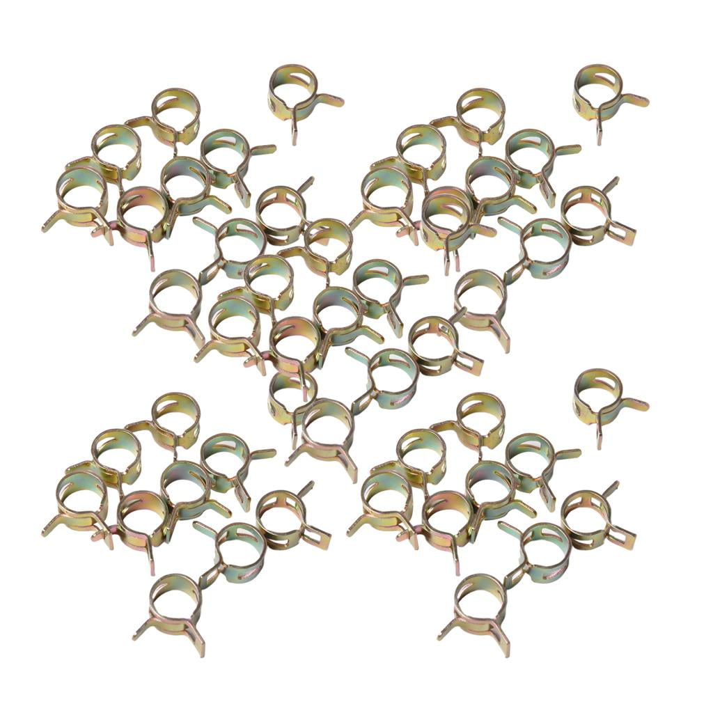 6-15mm Spring Hose Clips Fuel - -Gas-Oil Hose Pipe Clamps - Walmart.com