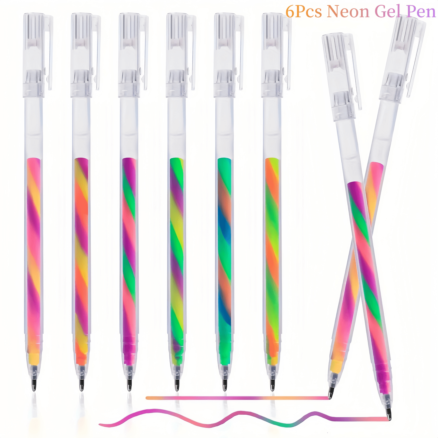 6/18 Pack Mixing of 3 Colors Magic Gel Pens, Kawaii Color Changing ...