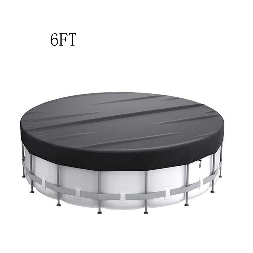 6-18 Round Swimming Pool Cover For Above Ground Frame Models Swimming ...