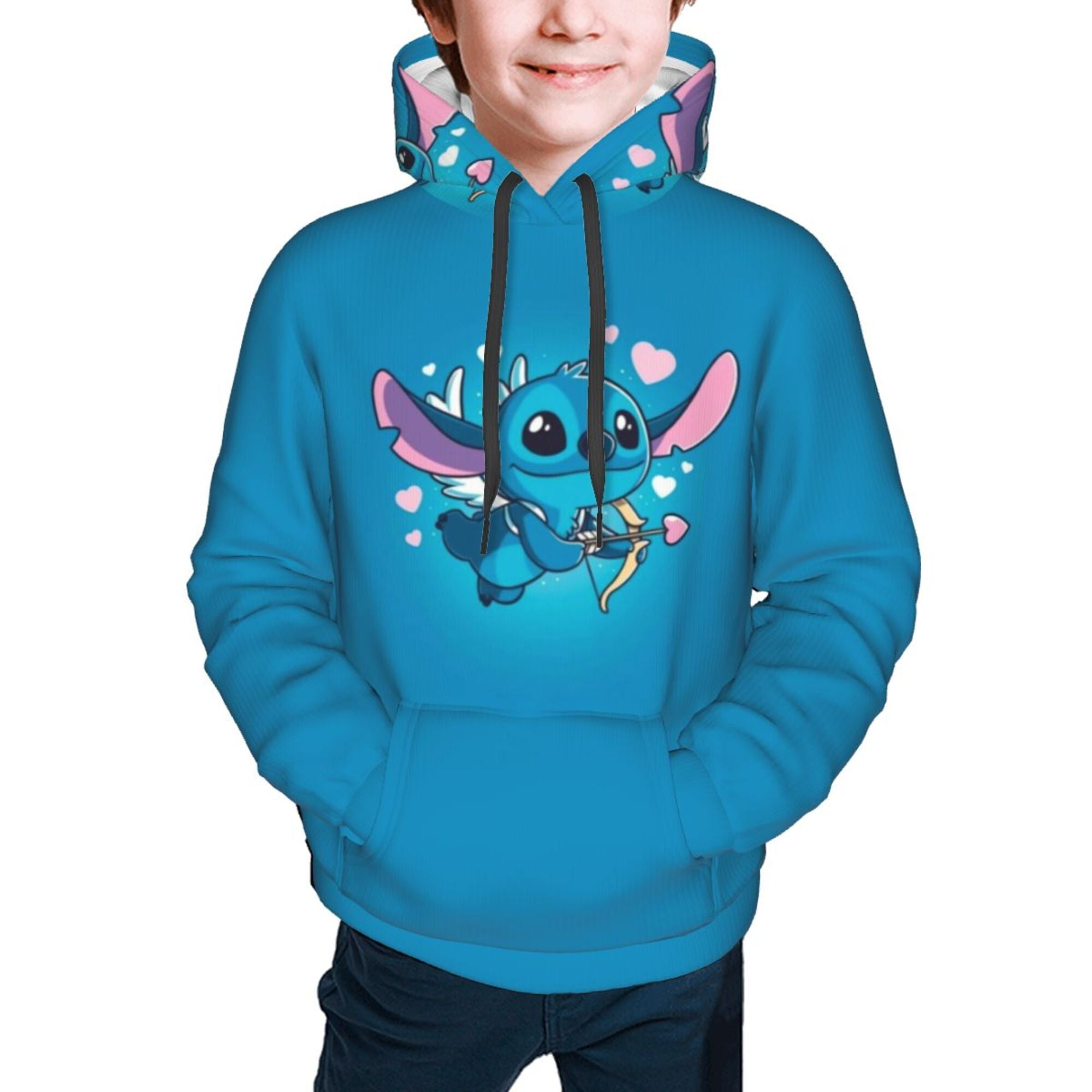 6-18T Boys Girls Stitch Shooting Archery Hoodies Novelty 3D Graphic ...