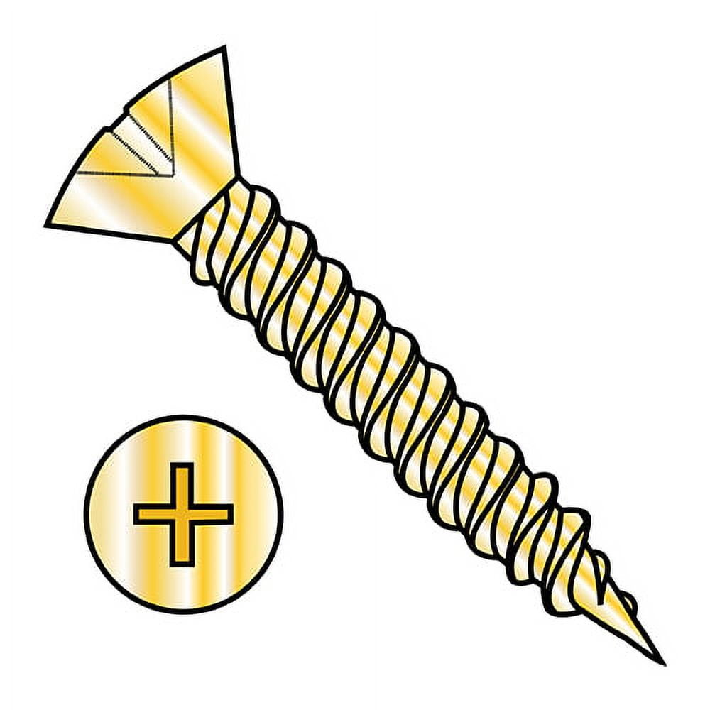 6-18X5/8 Phil Oval Hinge Screw Twinfast Fine Thread Full Thread Steel ...