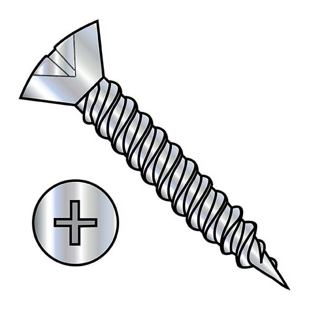 6-18X5/8 Phillips Oval Hinge Screw Twinfast Fine Thread Fully Threaded ...