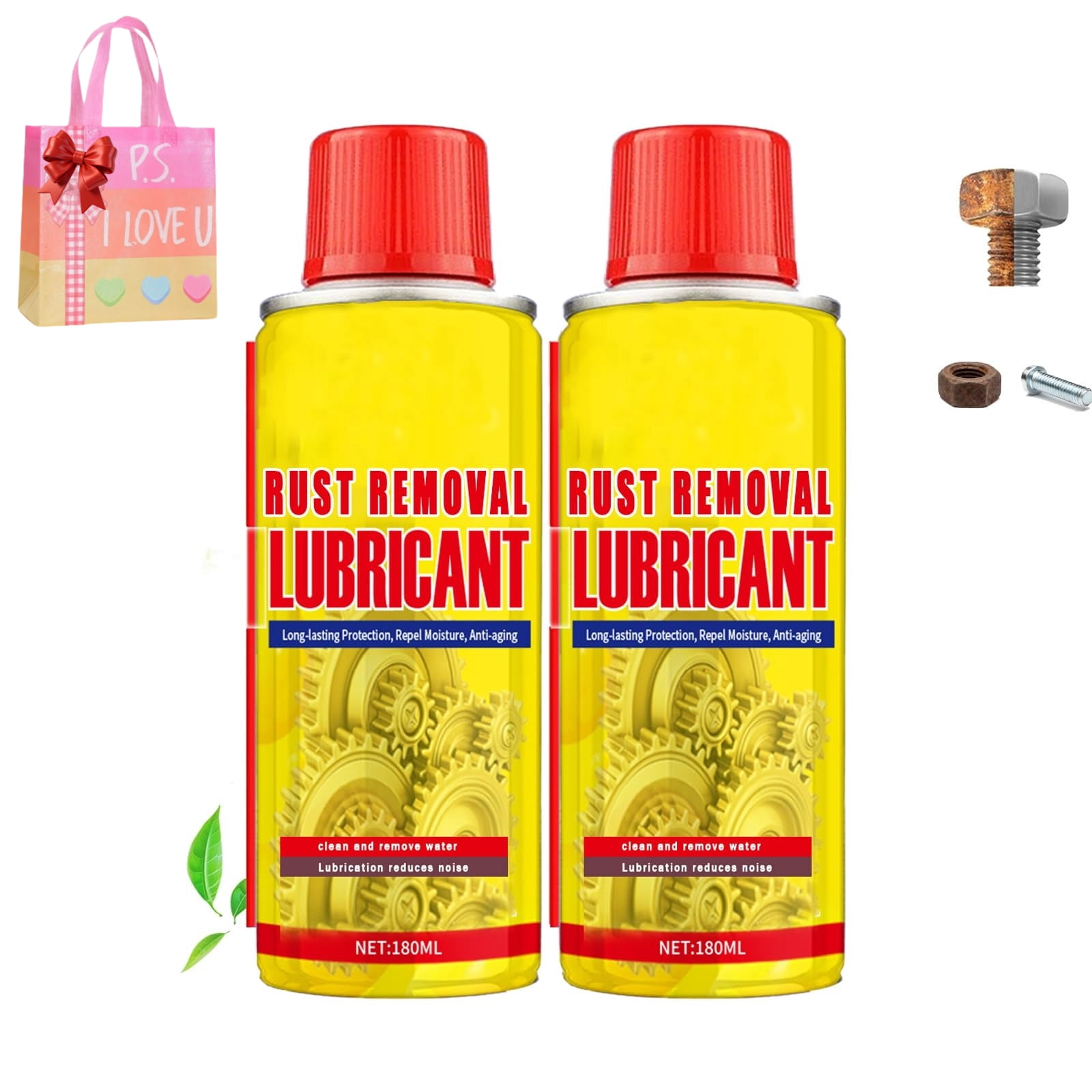 6.1oz Anti-Rust Lubricant Spray & Rust Remover for Metal, Multi-Purpose ...