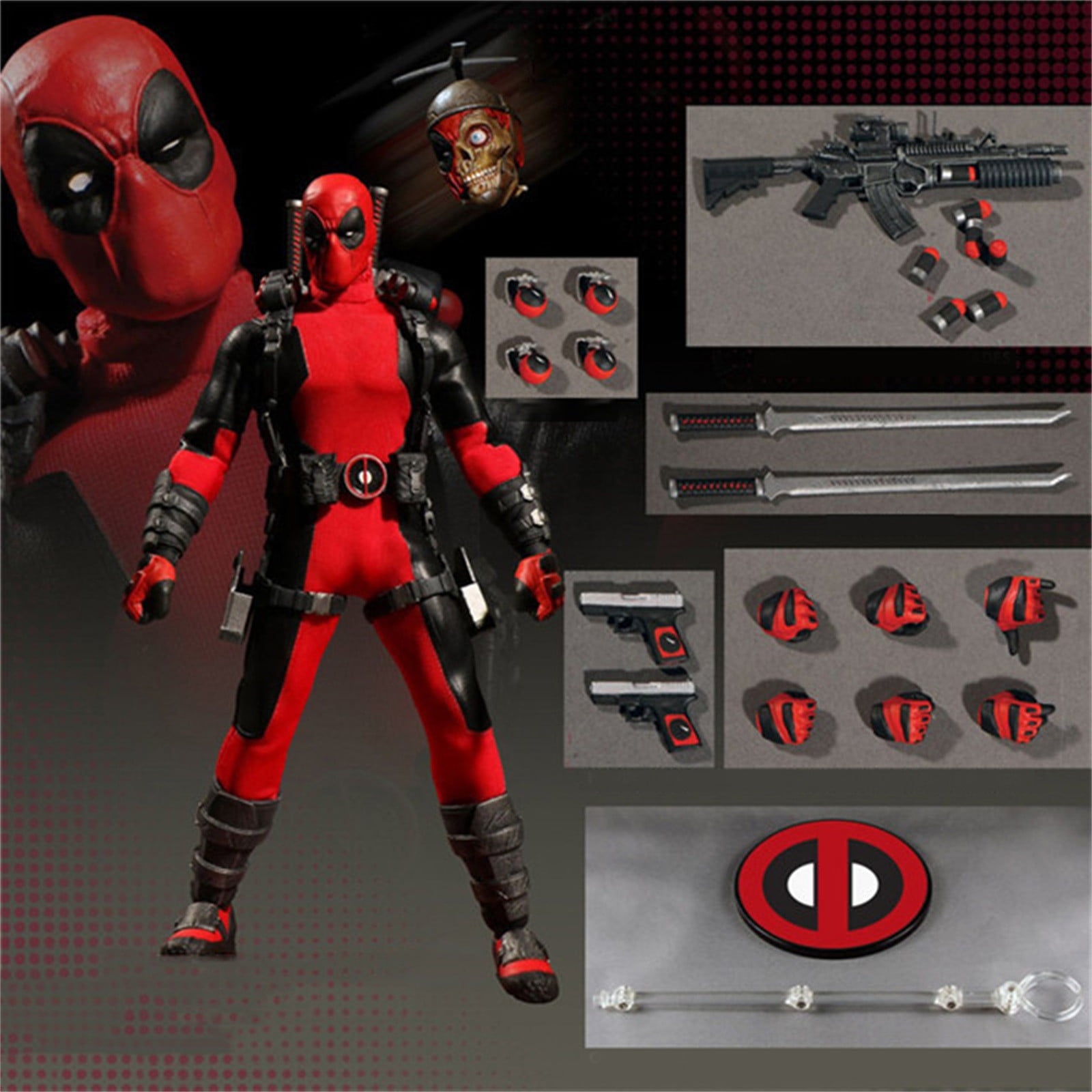 6.2 Inch Deadpool Action Figure ,Mar vel Legends Deadpool Superhero ...