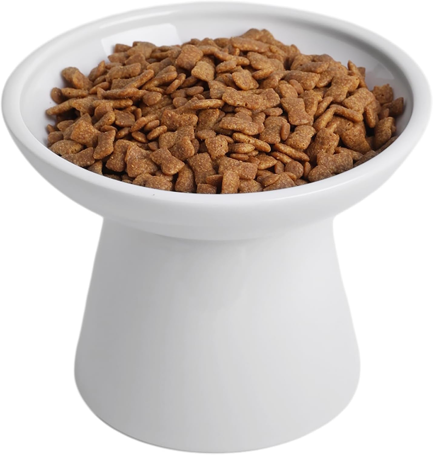 6.2 Inch Extra Wide Elevated Ceramic Bowls, and Water Bowl Set for ...