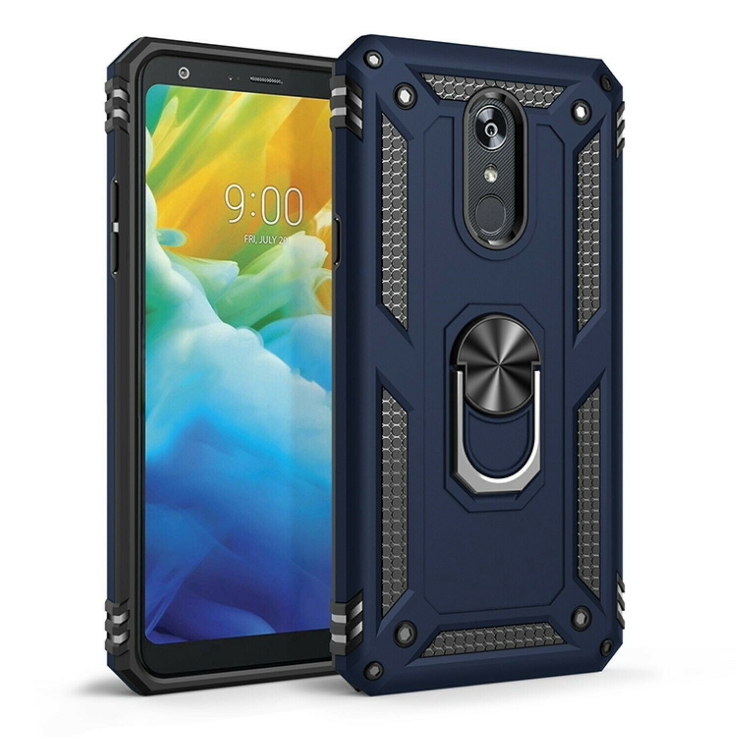 for 6.2" LG Stylo 5 Thin Extreme Dual-Layer Protection Magnetic ...