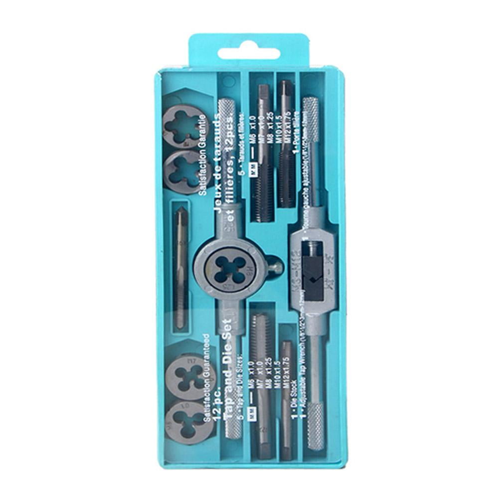6-20Pcs Metric Tap And Die Set Thread Tools Screw Extractor/Puller Kit ...