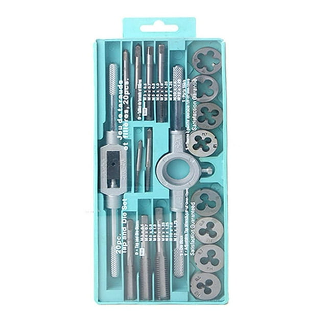 6-20Pcs Metric Tap And Die Set Thread Tools Screw Extractor/Puller ...