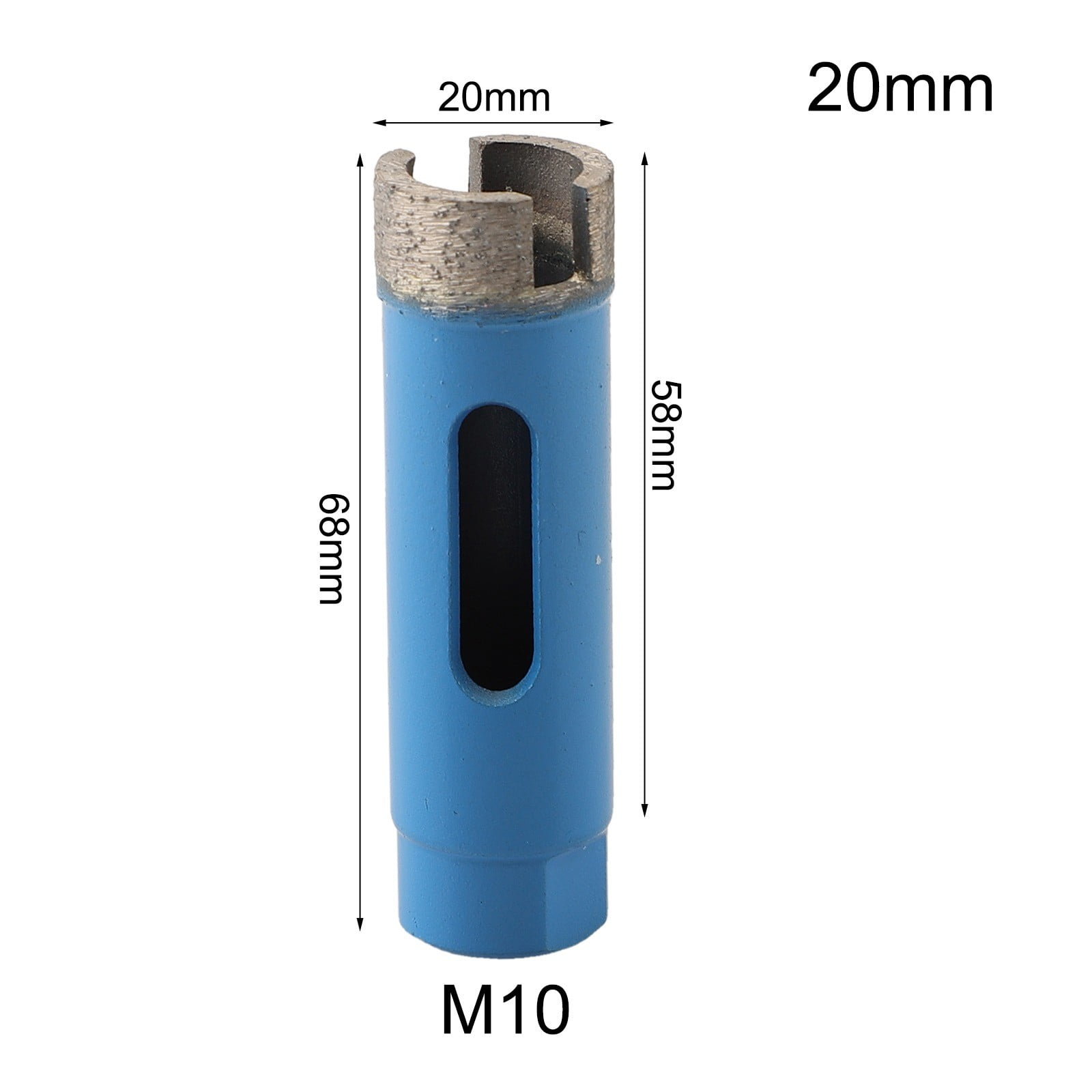 6-20mm for M10 Angle Grinder Opener Cutter Drilling Core Drill Bit 20mm ...