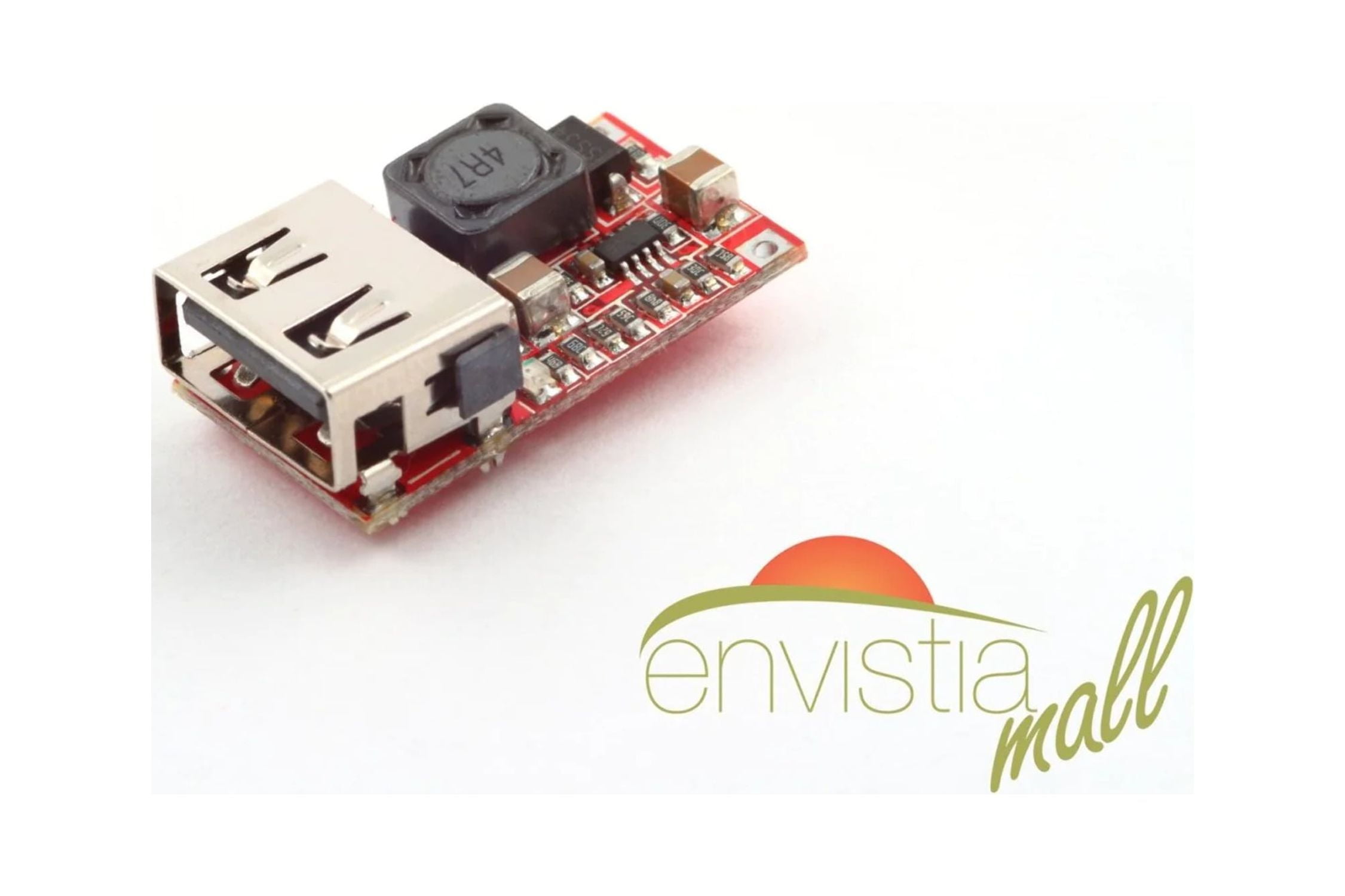6-24V Input to 5V USB 2A Car USB Charger Module DC-DC Buck Step-Down ...