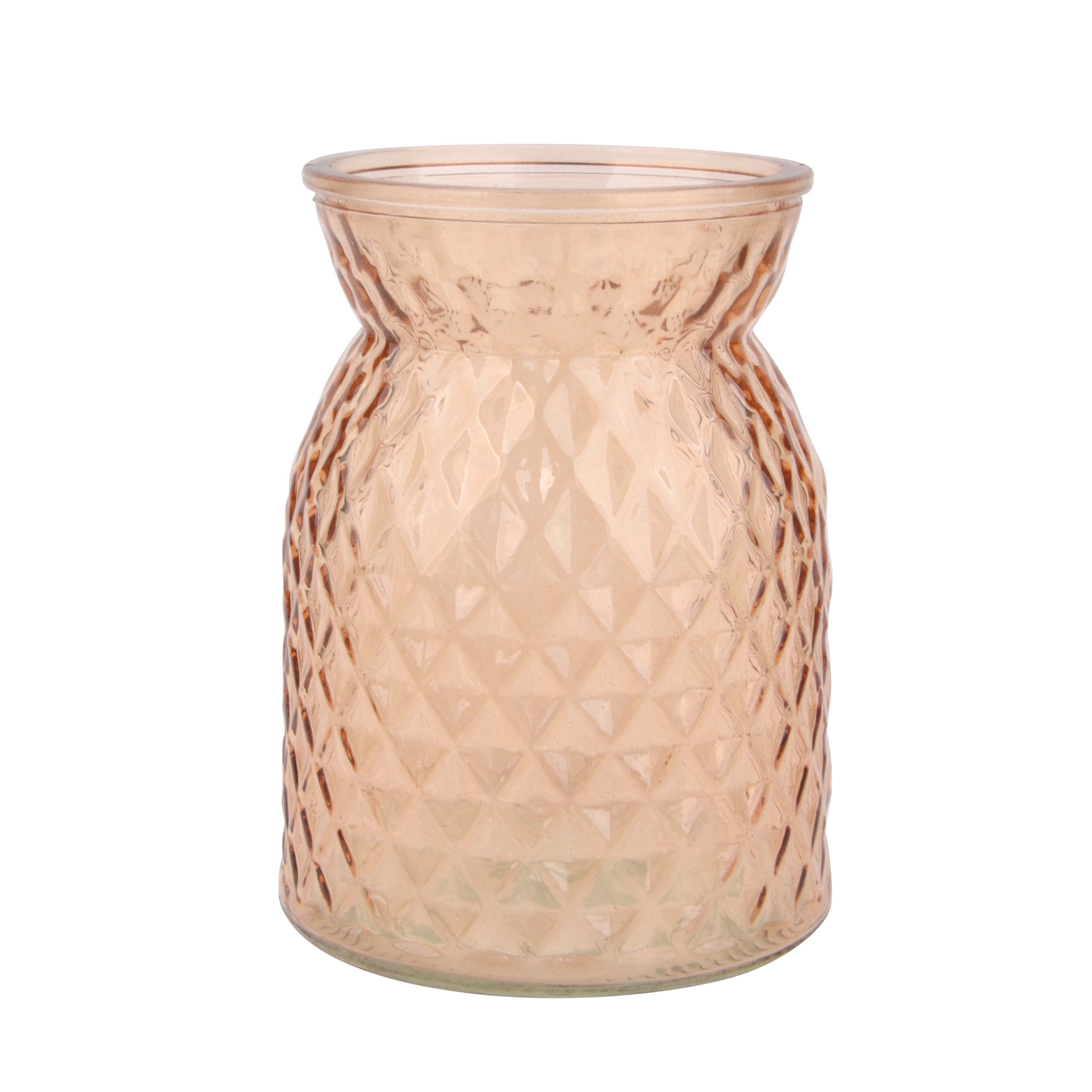 6.25" Pink Glass Vase by Ashland® - Spring Home Decor - Walmart.com