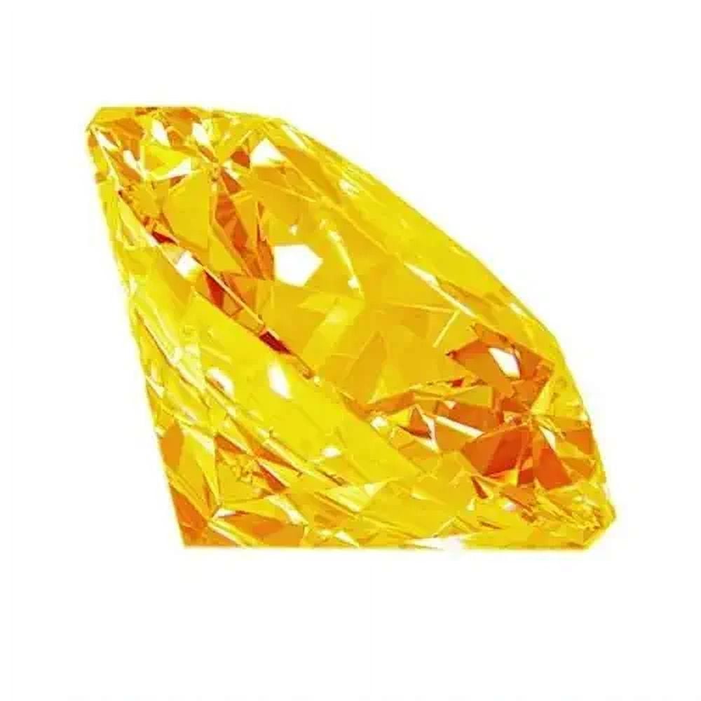 6.25 Ratti Natural Certified Yellow Cubic Zircon Stone Lab Tested ...