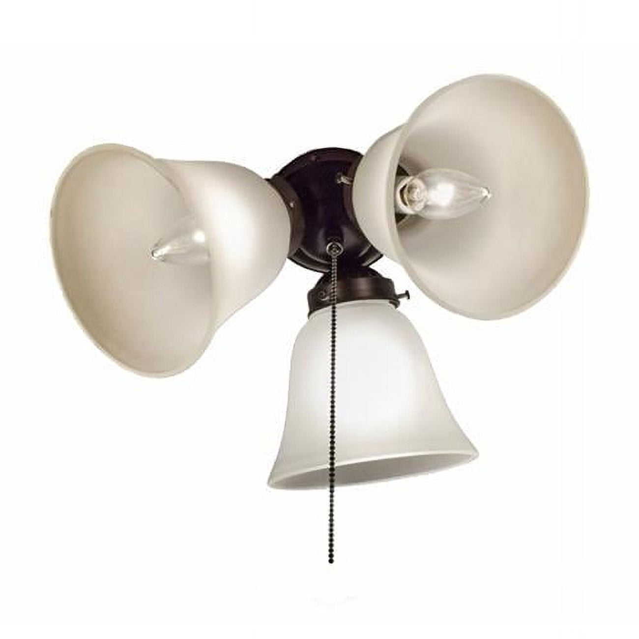 6.25 in. 3 Light Ceiling Fan Light Kit with Wattage Limiter - Oil ...