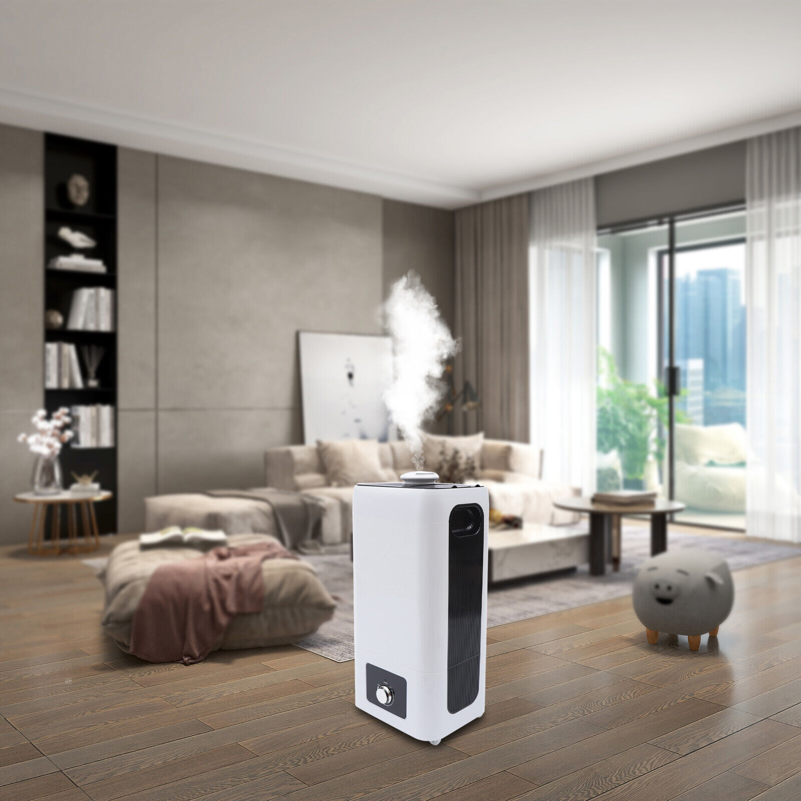 6.29Gal 110V Floor Type Industrial Ultrasonic Sprayer Humidifier for ...