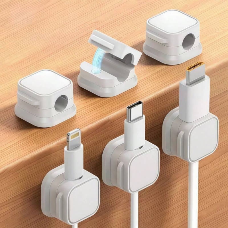 🔌 【6/3/1-Pack Magnetic Cable Organizer】– Tangle-Free Charging, Anywhere ...