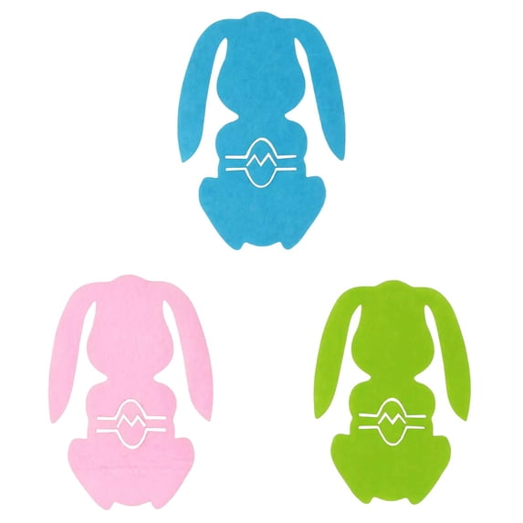 6/3/2/1pcs Easter Rabbit Cutlery Bags Flatware Holder Rabbit Shape ...