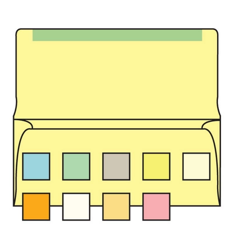 #6-3/4 Collection/Remittance Envelopes, 3-5/8" x 6-1/2" 24# Canary ...