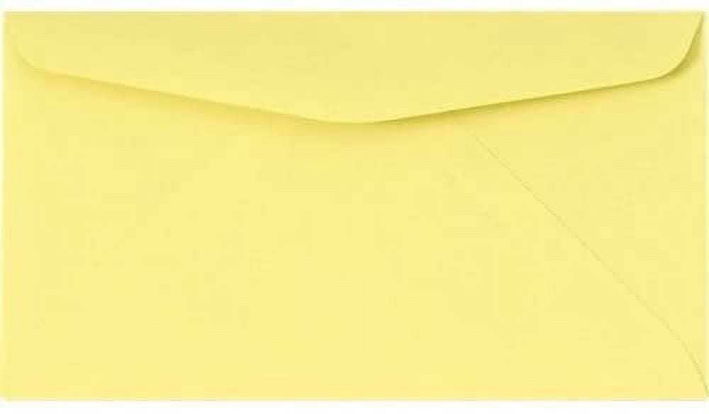 #6 3/4 Pastel Canary Regular Envelopes - Packes of 500 - Walmart.com