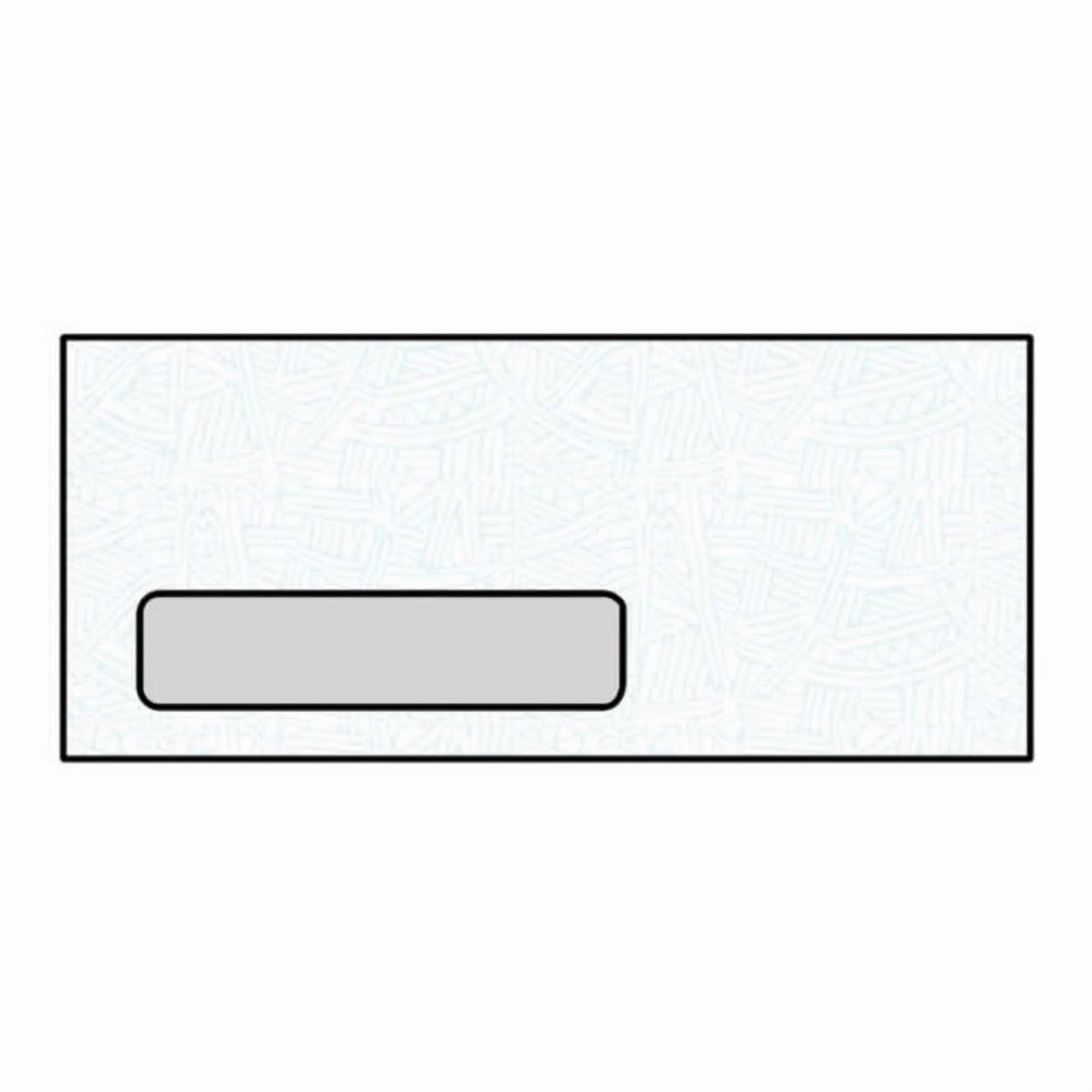 #6-3/4 Poly Window Envelopes, 3-5/8" x 6-1/2", 24#, White, Diagonal ...
