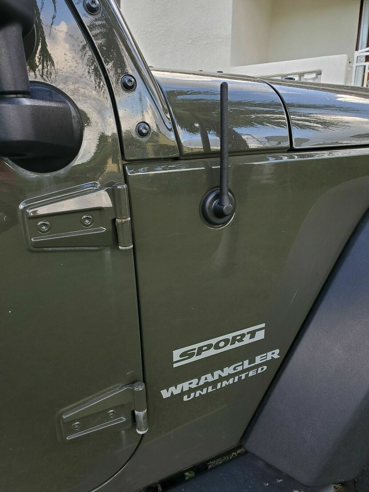 6 3/4" inch Short Antenna Mast Radio for JEEP WRANGLER JK/JL 2007-2023 ...