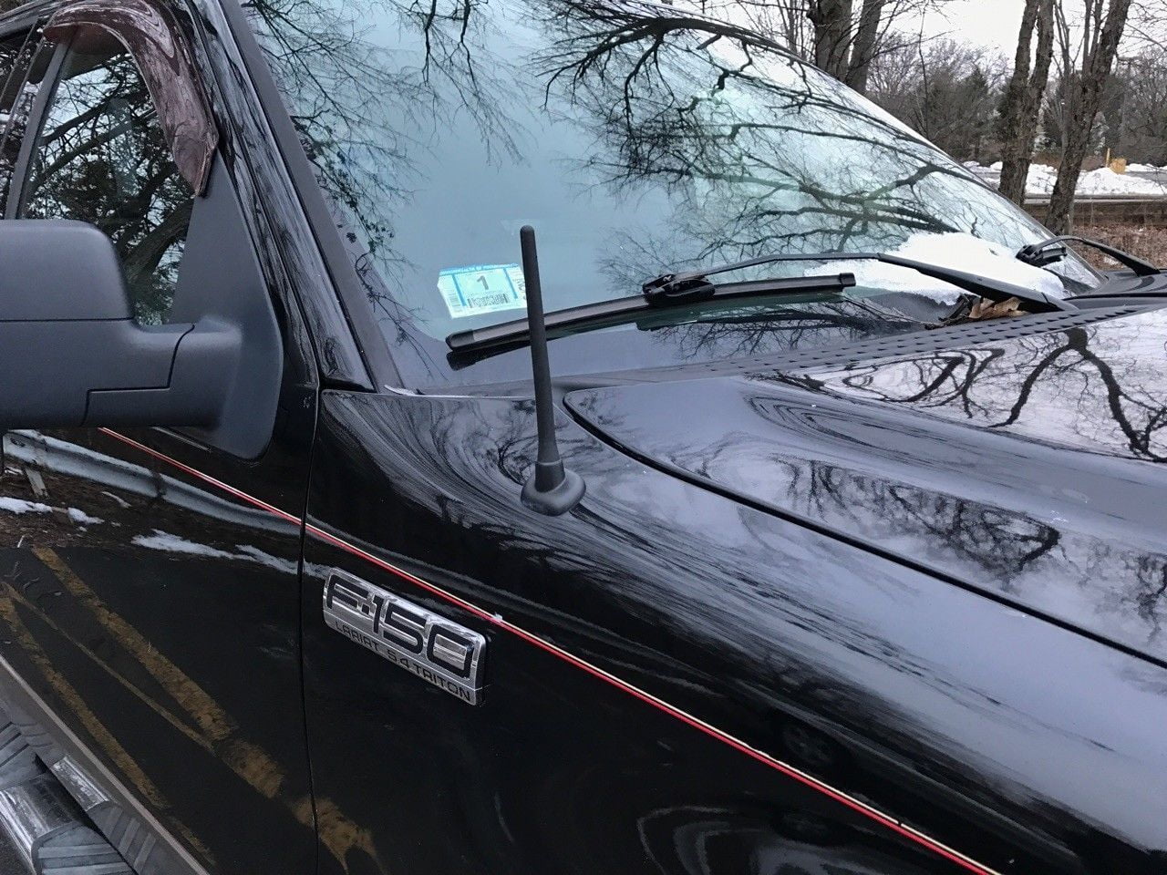 6 3/4" inch Short Black Antenna Mast Radio AM/FM FORD F-150 F150 1980 ...