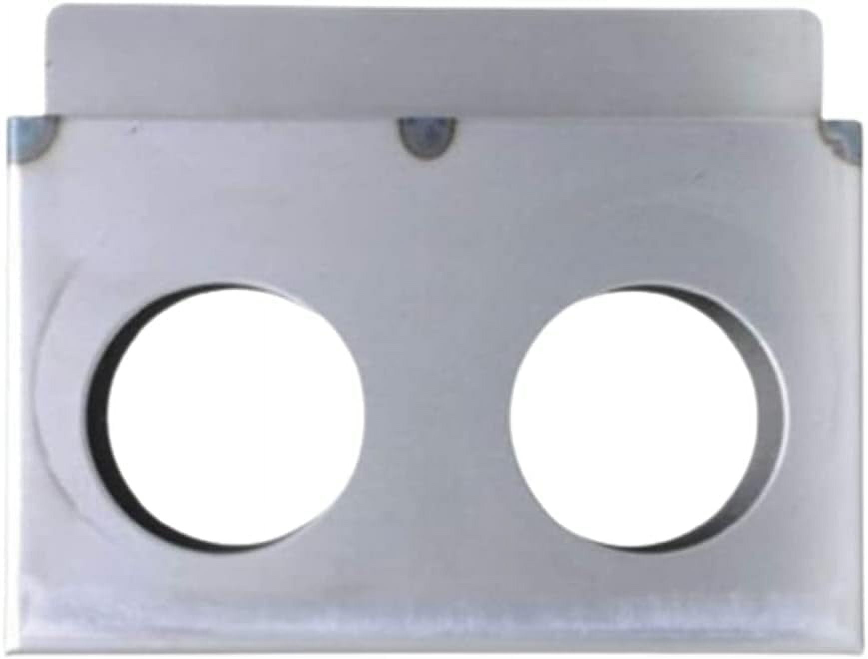 6 3/4" x 4 3/8" x 1 1/2" Gate Lockbox Double Hole Weldable Steel ...