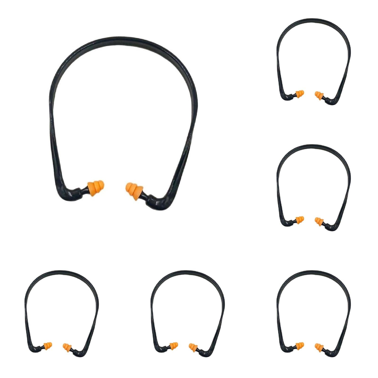 6.3*5.5'' Banded Ear Plugs Silicone for Shooting Ear Plugs Lightweight ...