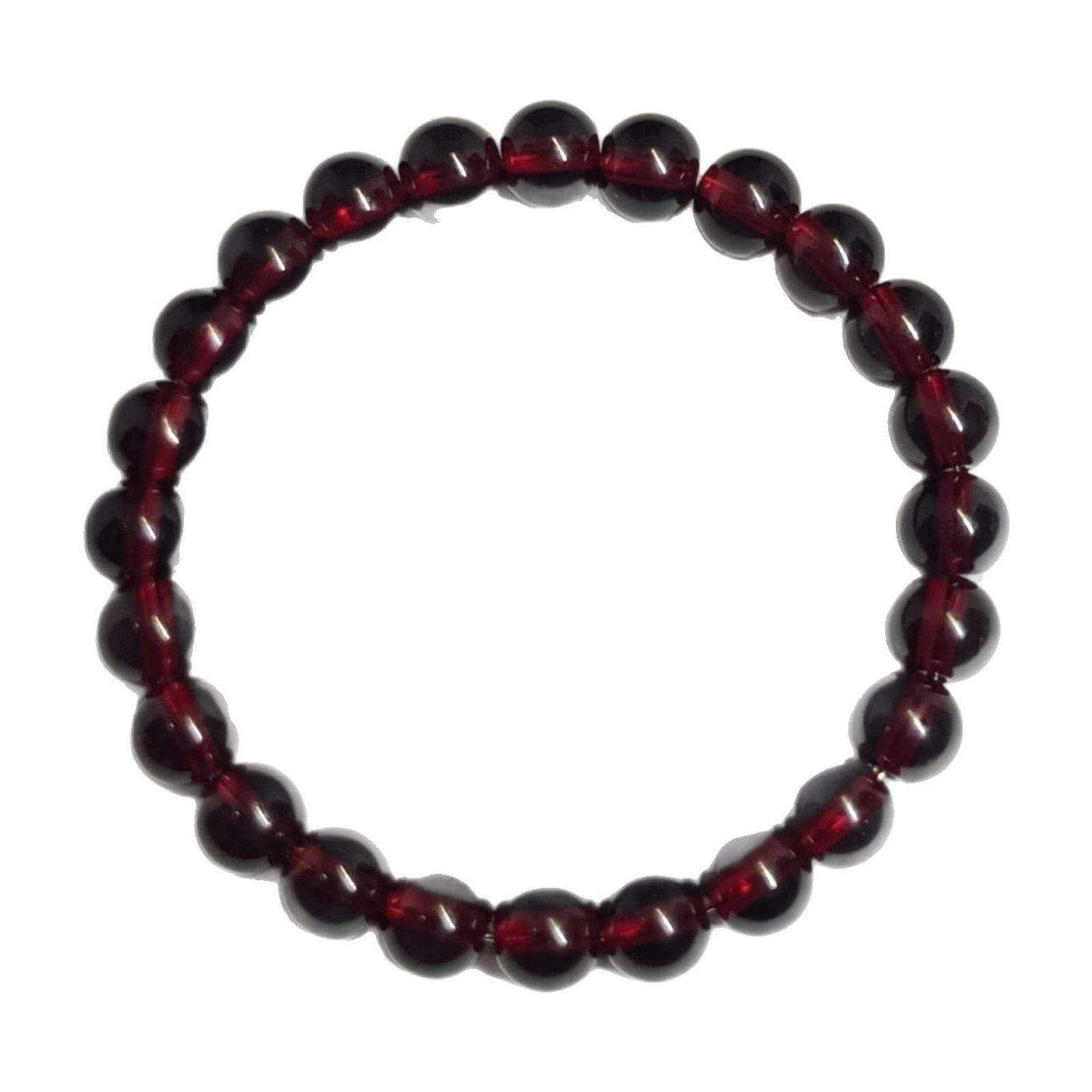 6.3-7.8 Inch Healing Stone Bead Bracelet for Women Natural Gemstones ...