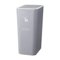 6.3*8.6*13 Inch Can with Press Spring Lid, Small Garbage Can with Press ...
